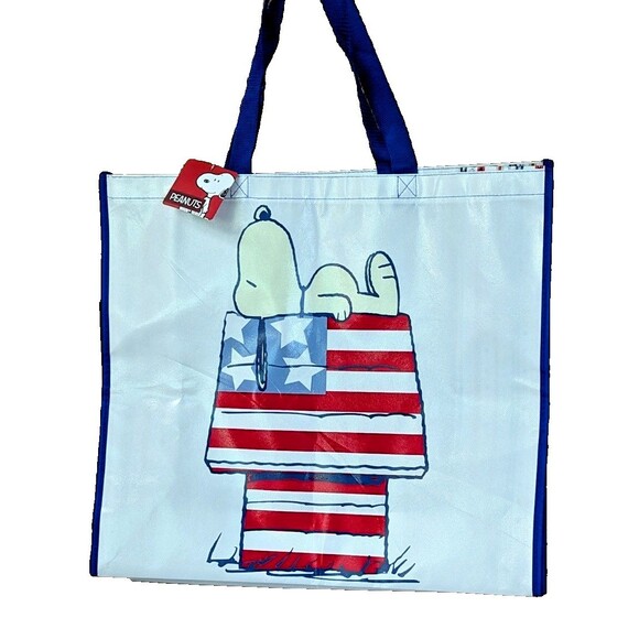 Peanuts | Bags | Peanuts Snoopy Reusable Shopping Bag Grocery Travel ...
